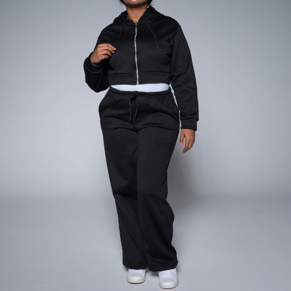 Long Sleeve Black Track Top – Fashion World ZA